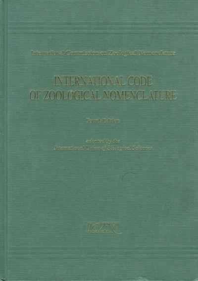 International Code of Zoological Nomenclature by International ...